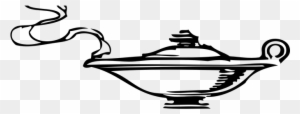 Genie Lamp Clipart Character - Aladdin's Lamp - Free Transparent PNG ...