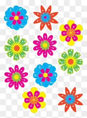 Tcr5394 Fun Flower Accents Image - Flowers Design For Classroom - Free ...