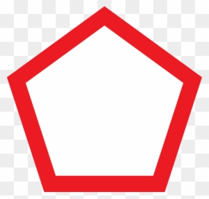Pentagon Clipart Red - Red Pentagon Outline - Free Transparent PNG ...