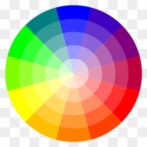 Rgb - Color Wheel With Tints - Free Transparent PNG Clipart Images Download