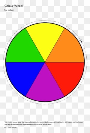 Simple Color Wheel - Six Color Color Wheel - Free Transparent PNG ...