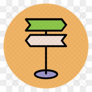 Signpost Icon - Circle - Free Transparent PNG Clipart Images Download