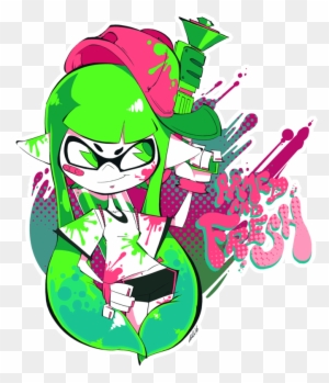 Inkling T-shirt Design By Brendancorris - Brendan Corris Splatoon ...
