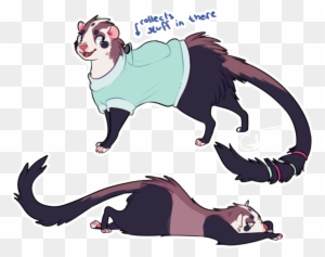 Chibi Ferret Drawing