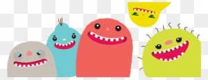 Happy Germs - Free Transparent PNG Clipart Images Download