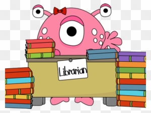 Monster Librarian - Cute Library Clipart - Free Transparent PNG Clipart ...