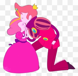 Adventure Time Finn And Princess Bubblegum Kiss On The Lips