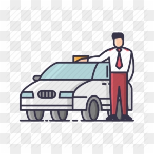 Driving Clipart Auto Driver - Car With Driver Icons - Free Transparent ...