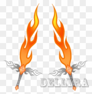 Drawn Sword Fire Sword - Flame - Free Transparent PNG Clipart Images ...