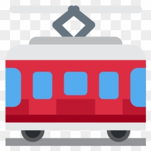 Tram, Car, Road, Train, Railway, Emoj, Symbol Icon - Emoji Tramway ...