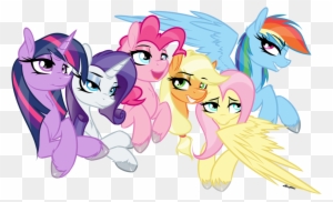 My Little Pony - Mlp Mane 6 Fanart - Free Transparent PNG Clipart ...