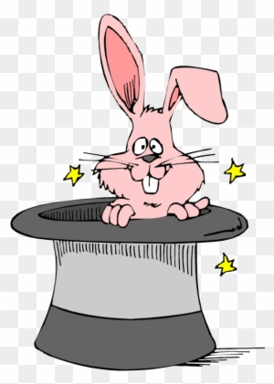 Magician Hat With Rabbit - Rabbit In Hat Clipart - Free Transparent PNG ...