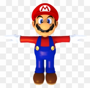 Vinfreild's N64 Mario - Mario T Pose - Free Transparent PNG Clipart ...