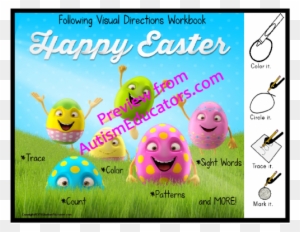 Easter Workbook For Autism Following Visual Directions - Autism Easter ...