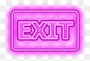 Exit Sign Png Exit Sign Pink Photo - Exit Sign - Free Transparent PNG ...