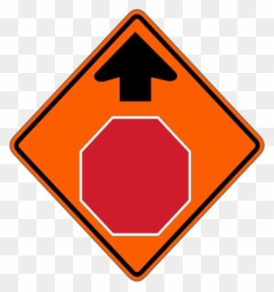 W3-1 Solar Stop Ahead Sign - Stop Sign Ahead Sign - Free Transparent ...