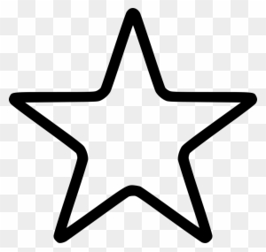 Star Rate Mark Highlight Rating Comments - Outline Of Star Shape - Free ...