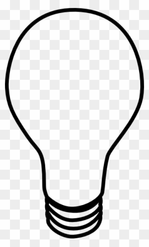 Light Bulb Clipart Black And White, Transparent PNG Clipart Images Free ...