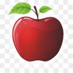 Apple With Leaf Vector - Apple Svg - Free Transparent PNG Clipart ...