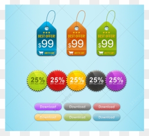 Cool - Nice Price Tags - Free Transparent PNG Clipart Images Download