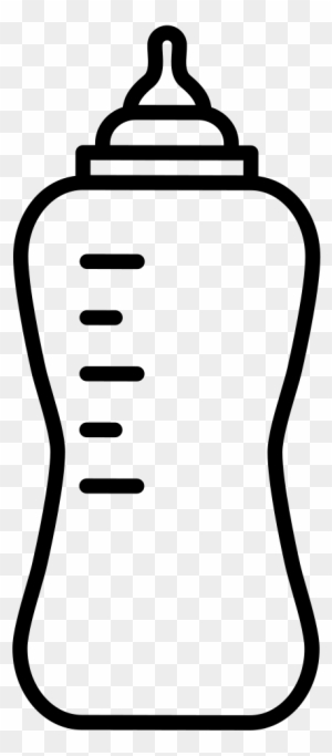 Baby Bottle Coloring Page - Biberon Para Colorear - Free Transparent ...