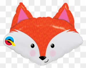 33" Shape Foil Fabulous Fox Sw - Fox Balloon - Free Transparent PNG ...