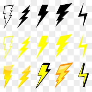 Free Lightning Bolt Graphics Pack - Free Lightning Bolt Vector - Free ...