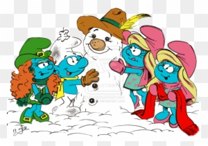 Smurf Christmas - Free Transparent PNG Clipart Images Download