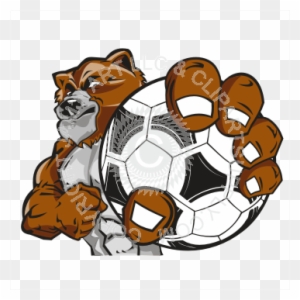 Bear Clipart Soccer - Bear With Soccer Ball - Free Transparent PNG ...