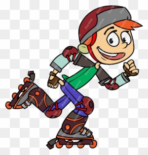 Learn To Inline Skate - Rollerblade Flashcard - Free Transparent PNG ...