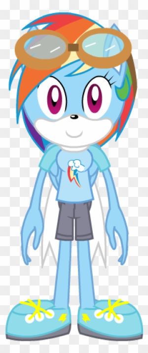Rainbow Dash Front View By Nsmah - Rainbow Dash - Free Transparent PNG ...