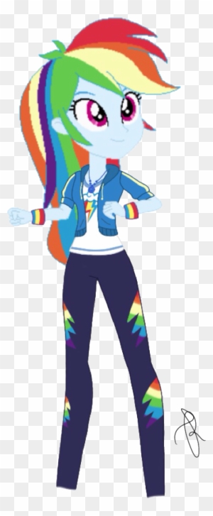 Mlp Eqg 4 Rainbow Dash Vector By Luckreza8 - Mlp Eg Rainbow Dash - Free ...