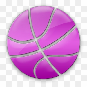 Ball Clipart Baskett - Purple Basketball Logo - Full Size PNG Clipart ...