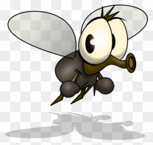 Cartoon Clipart Mosquito - Cute Mosquito Clipart - Free Transparent PNG ...