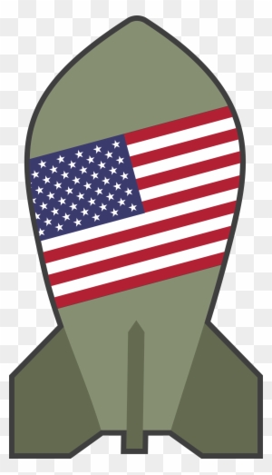 American Bomb - Bomb With American Flag - Free Transparent PNG Clipart ...