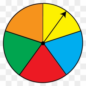 Math Clip Art Spinner 5 Sections Result - Spinner Clipart - Free ...