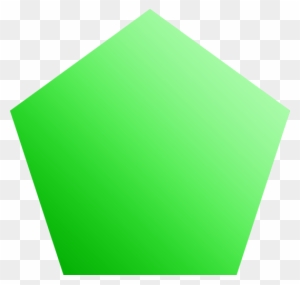 Pentagon Clipart Green - Inanimate Objects 3 Bodies - Free Transparent ...