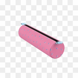 Pink Donut Pencil Case - Skateboarding - Free Transparent PNG Clipart ...