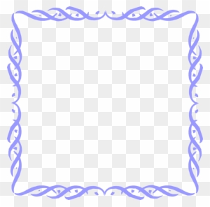 Border Frame Fancy - Blue Border Transparent Background - Free ...