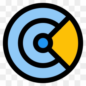 Radar Icon - Cross Hair Yellow - Free Transparent PNG Clipart Images ...