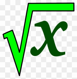 Square Root Mathematical Symbol Vector - Square Root Symbol Png - Free ...