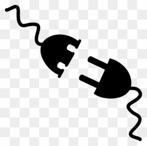 Appliance Plug - Line Art - Free Transparent PNG Clipart Images Download