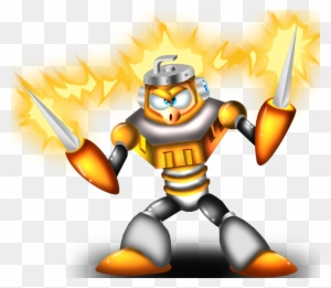 3d Spark Man By Spdy4 - Mega Man 3 Spark Man - Free Transparent PNG ...