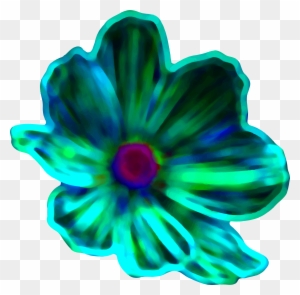 Clipart Neon Flower Colour 3 Rh Openclipart Org Yellow - Neon Flower ...