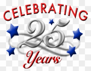 Celebrating 25 Years Png - Free Transparent PNG Clipart Images Download