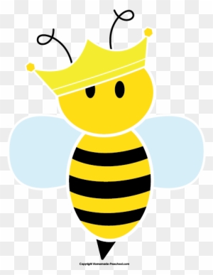 Queen Bee Clip Art - Beautiful Bee - Free Transparent PNG Clipart ...