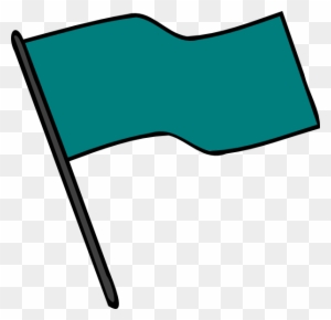 Teal Flag Clip Art - Teal Flag Clip Art - Free Transparent PNG Clipart ...