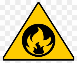 Fire Warning Signs - Catches Fire Easily Symbol - Free Transparent PNG ...