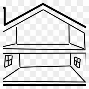 Different Rooms In A House Clipart Outline