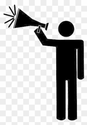 Talking Stick Figure Images Pictures - Stickman With Megaphone - Free ...